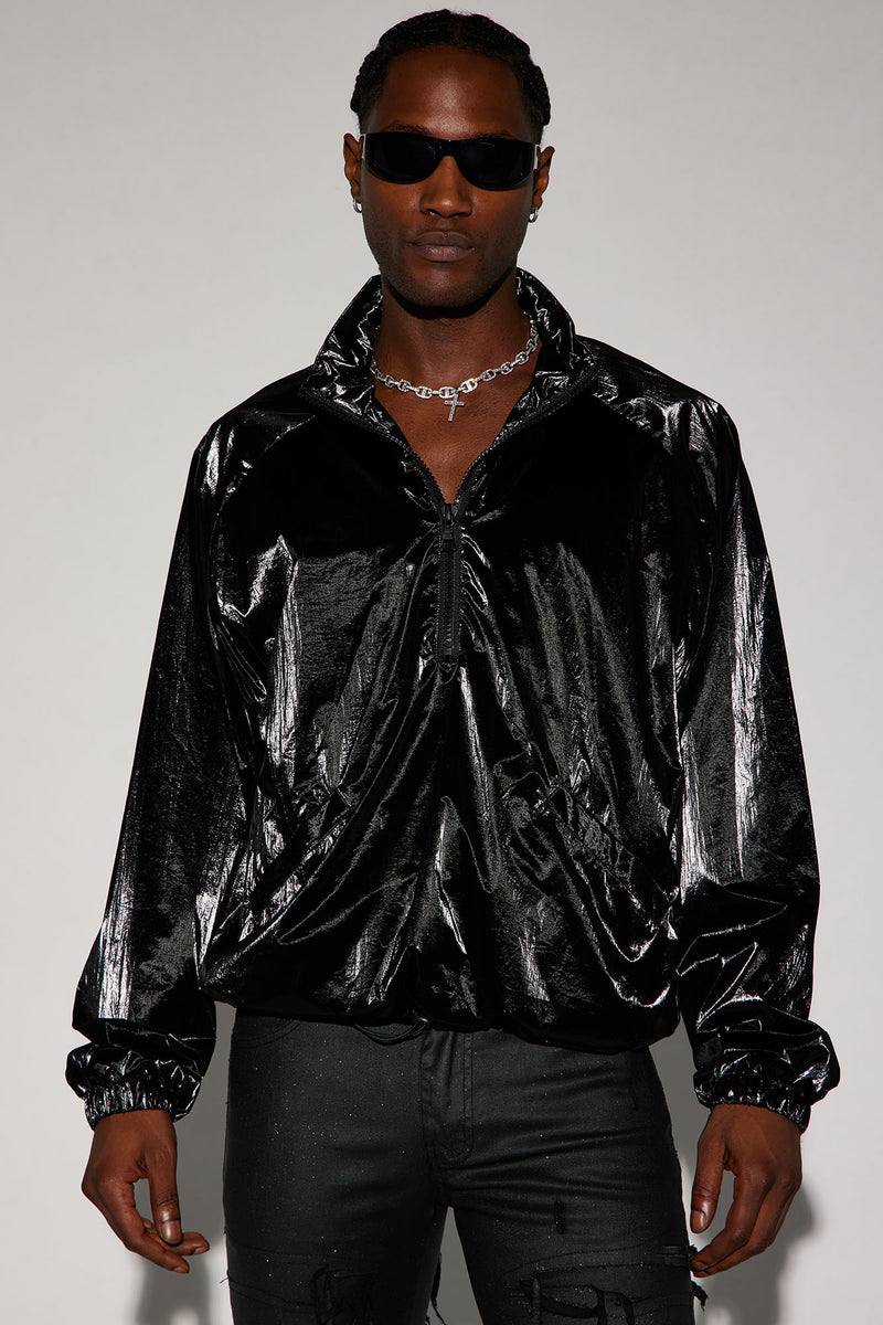 El Prado Nylon Anorak - Black | Fashion Nova, Mens Jackets | Fashion Nova