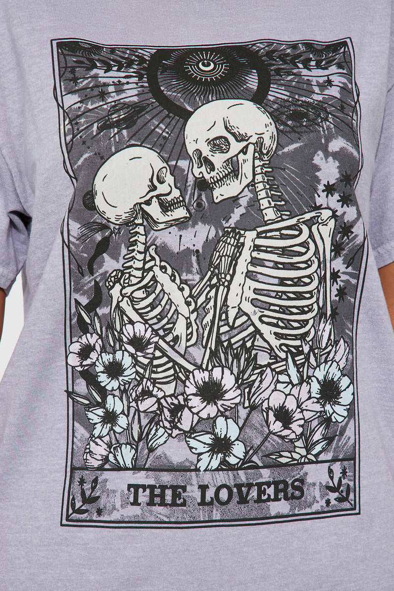 The Lovers Card Graphic Tee - Grey | Fashion Nova, Screens Tops and ...