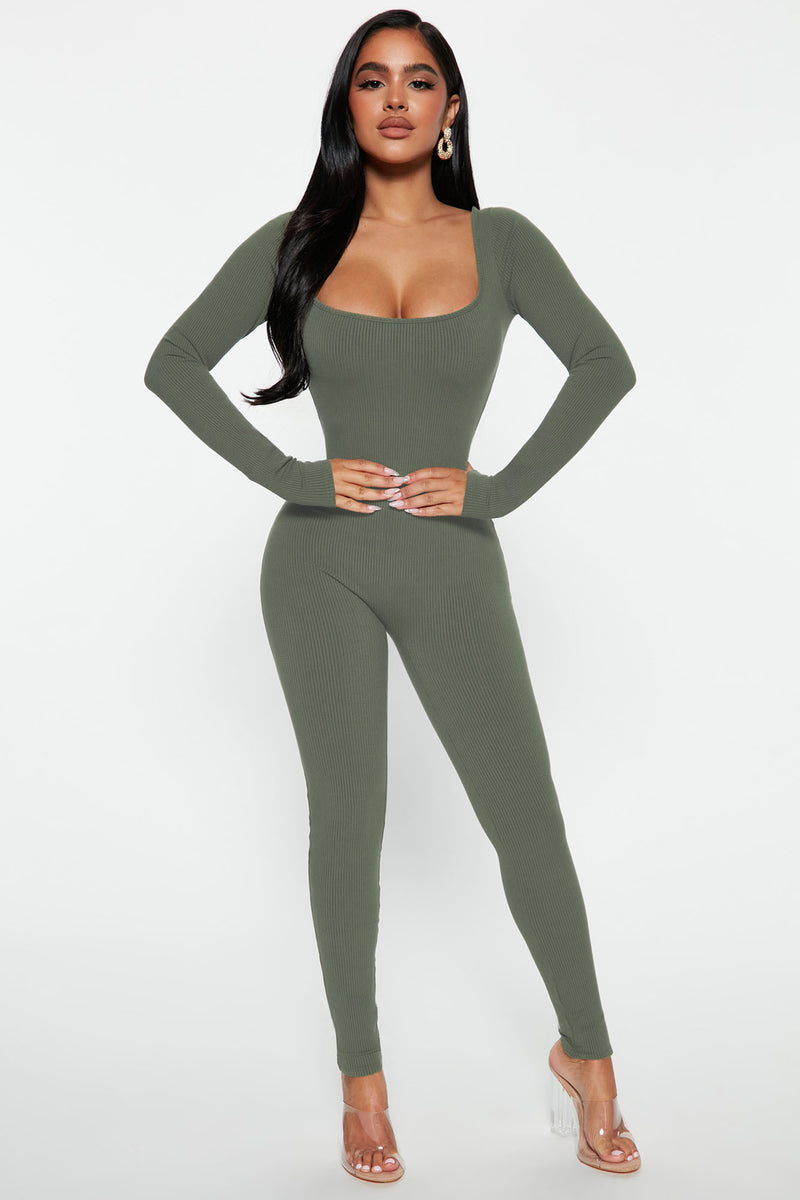 Cassidy Snatched Jumpsuit - Olive 2 | Fashion Nova, Jumpsuits | Fashion Nova