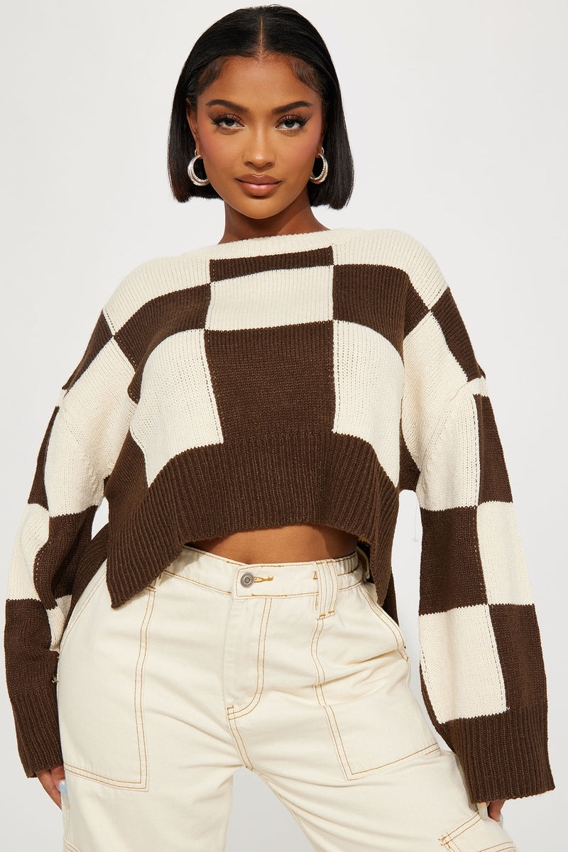 Worst Behavior Sweater - Brown/combo | Fashion Nova, Sweaters | Fashion ...