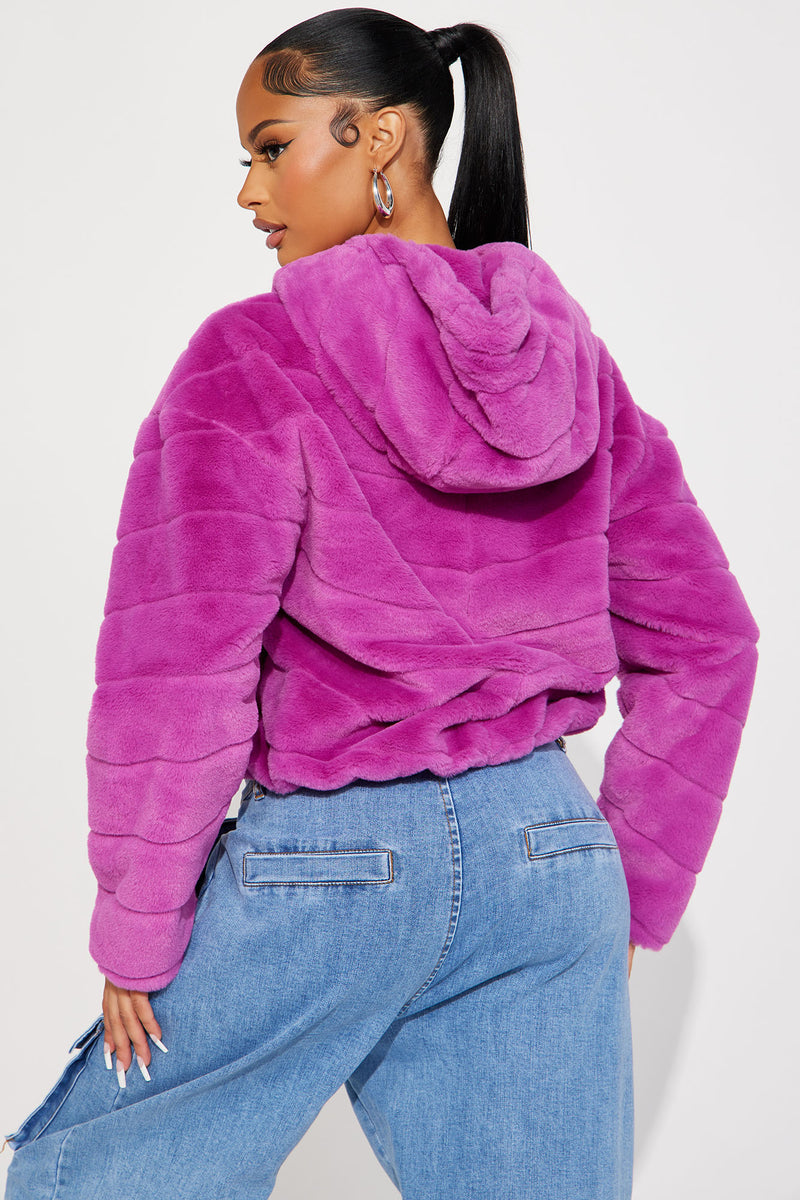 Capture This Faux Fur Jacket - Magenta | Fashion Nova, Jackets & Coats ...
