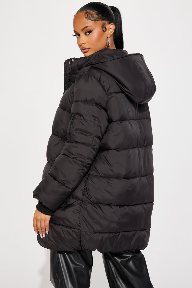 Snow Storm Puffer Jacket - Black | Fashion Nova, Jackets & Coats ...