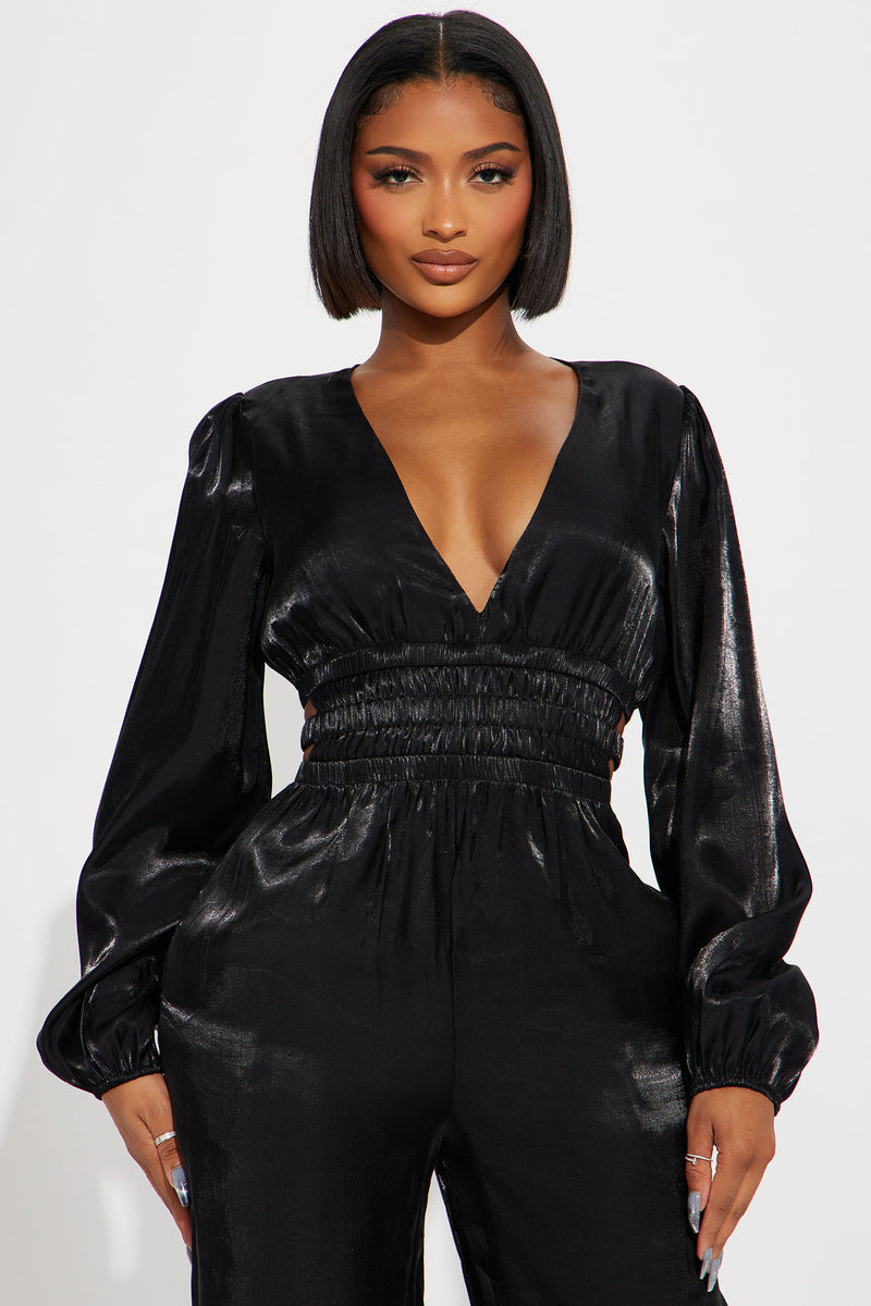 It's Meant To Be Jumpsuit - Black | Fashion Nova, Jumpsuits | Fashion Nova