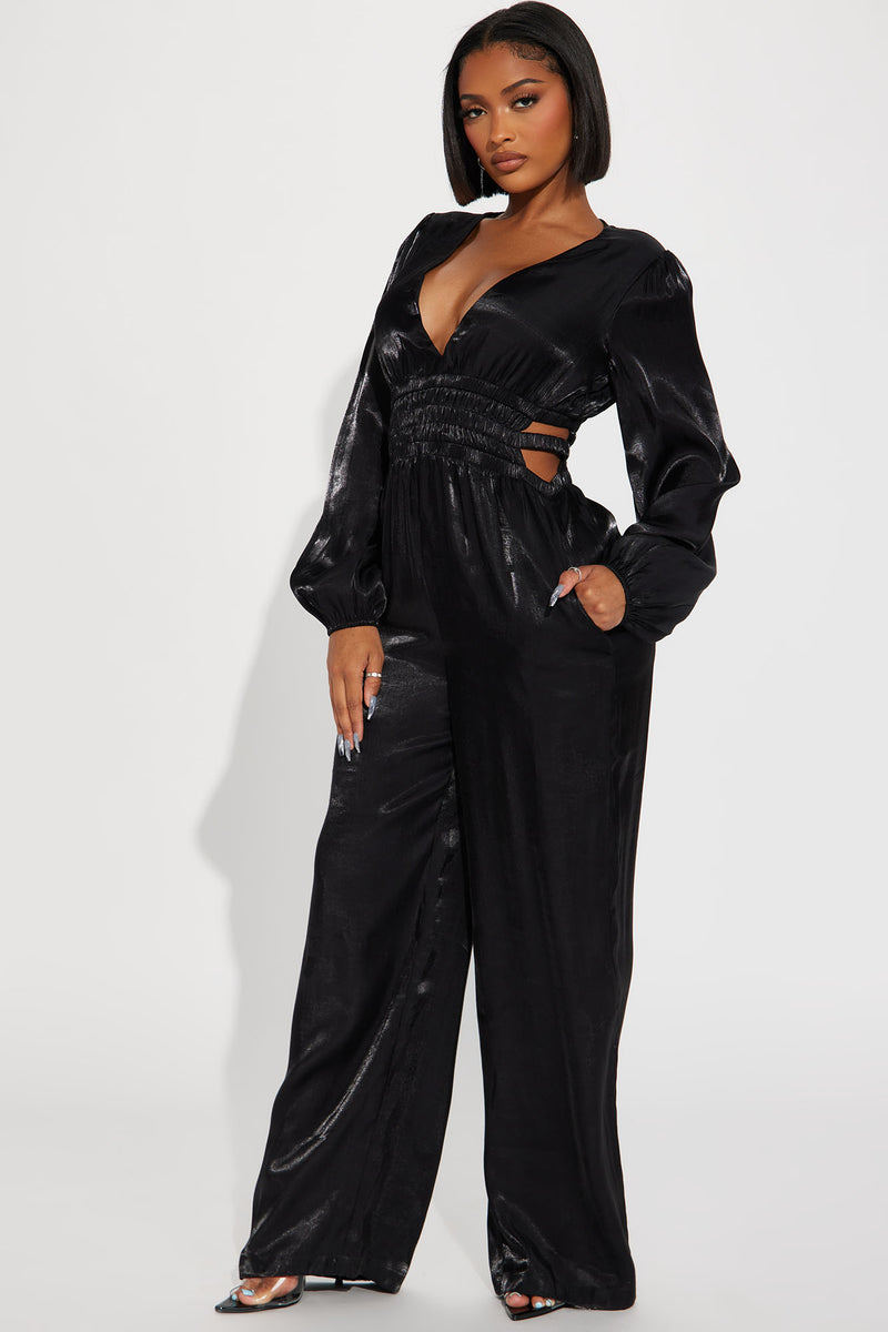 It's Meant To Be Jumpsuit - Black | Fashion Nova, Jumpsuits | Fashion Nova