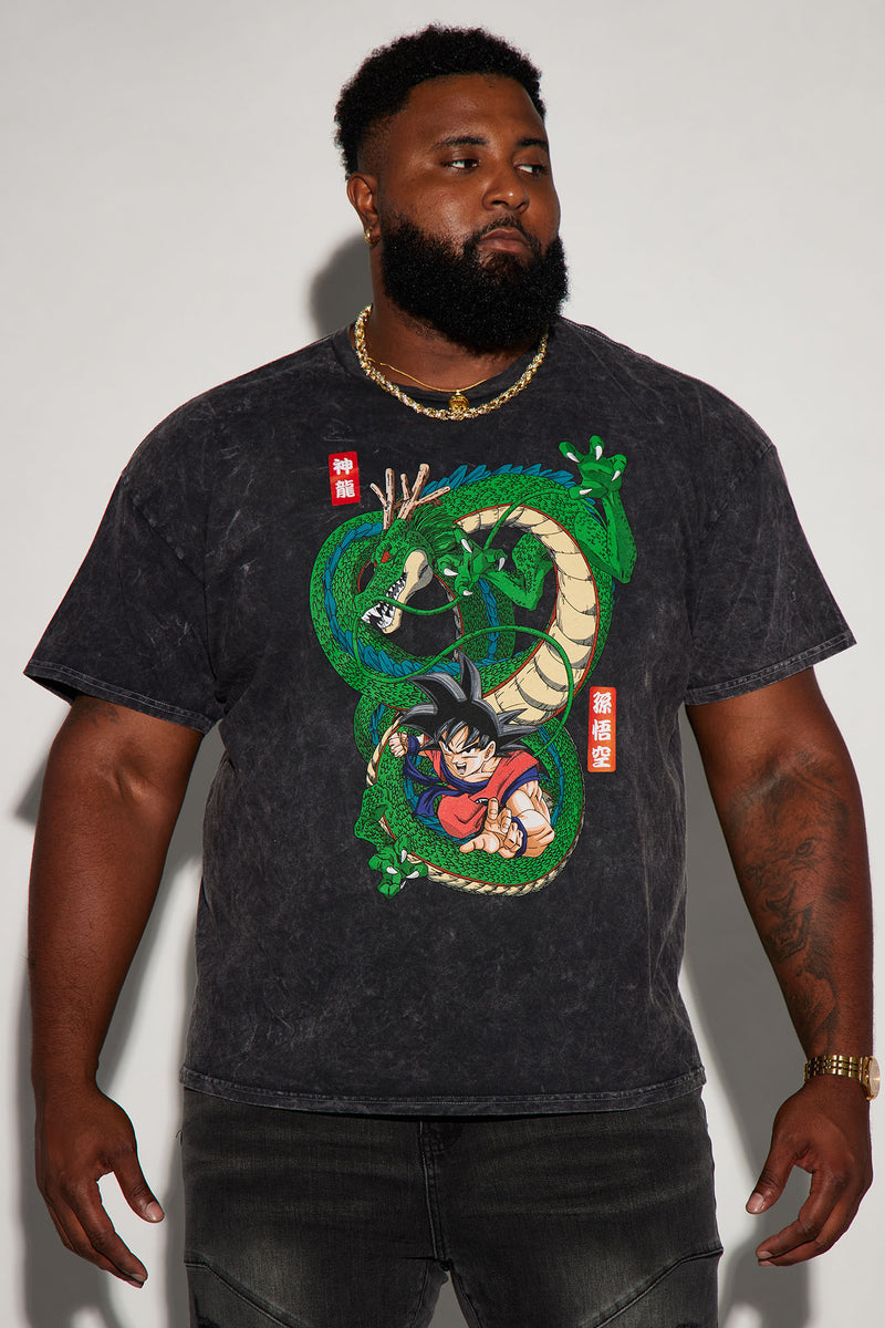 Dragon Ball Z Goku X Shenron Short Sleeve Tee - Black | Fashion Nova ...
