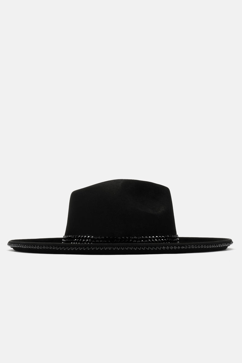 Show The Sparkle Fedora - Black | Fashion Nova, Accessories | Fashion Nova