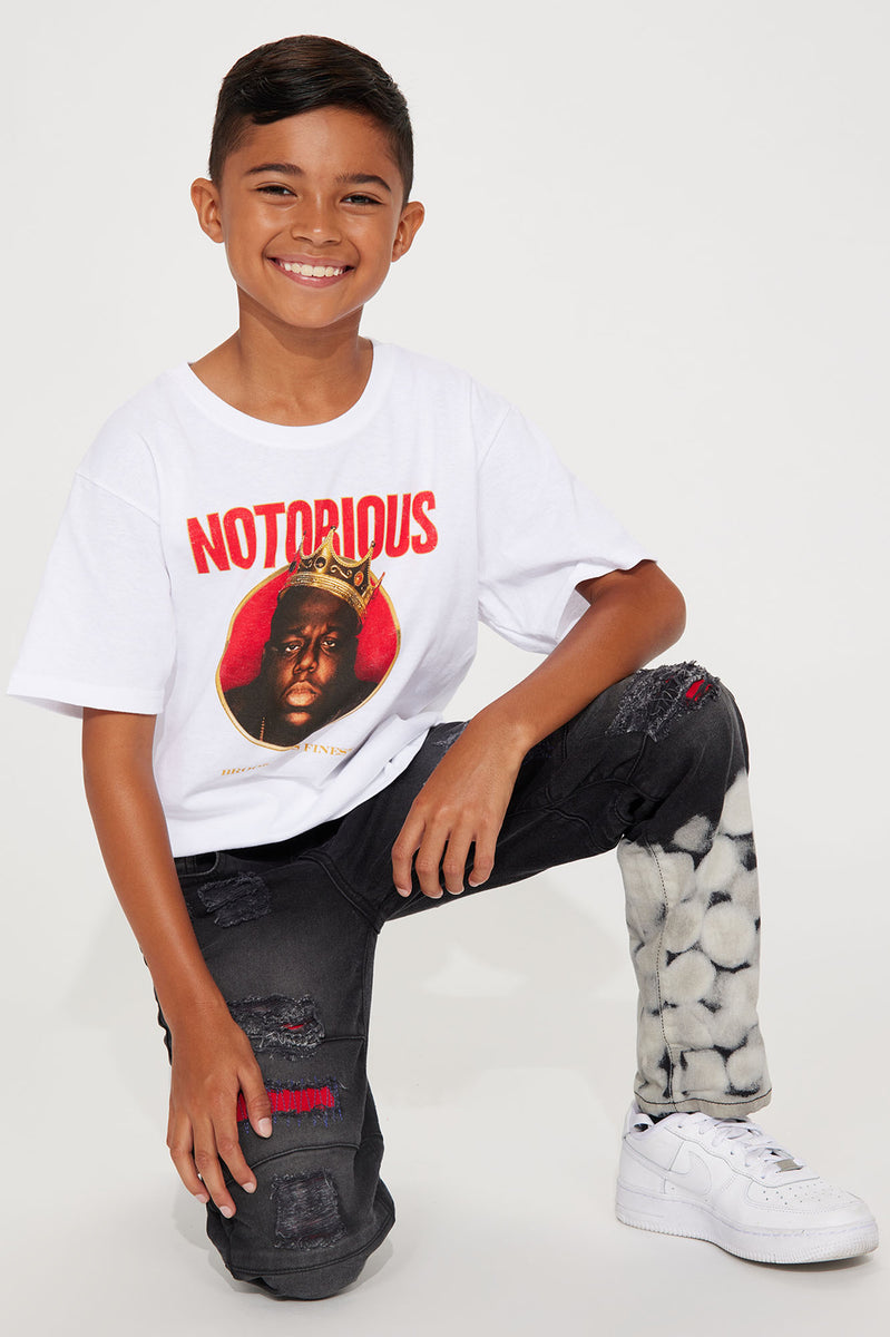 Mini Notorious B.I.G. Short Sleeve Tee - White | Fashion Nova, Kids ...