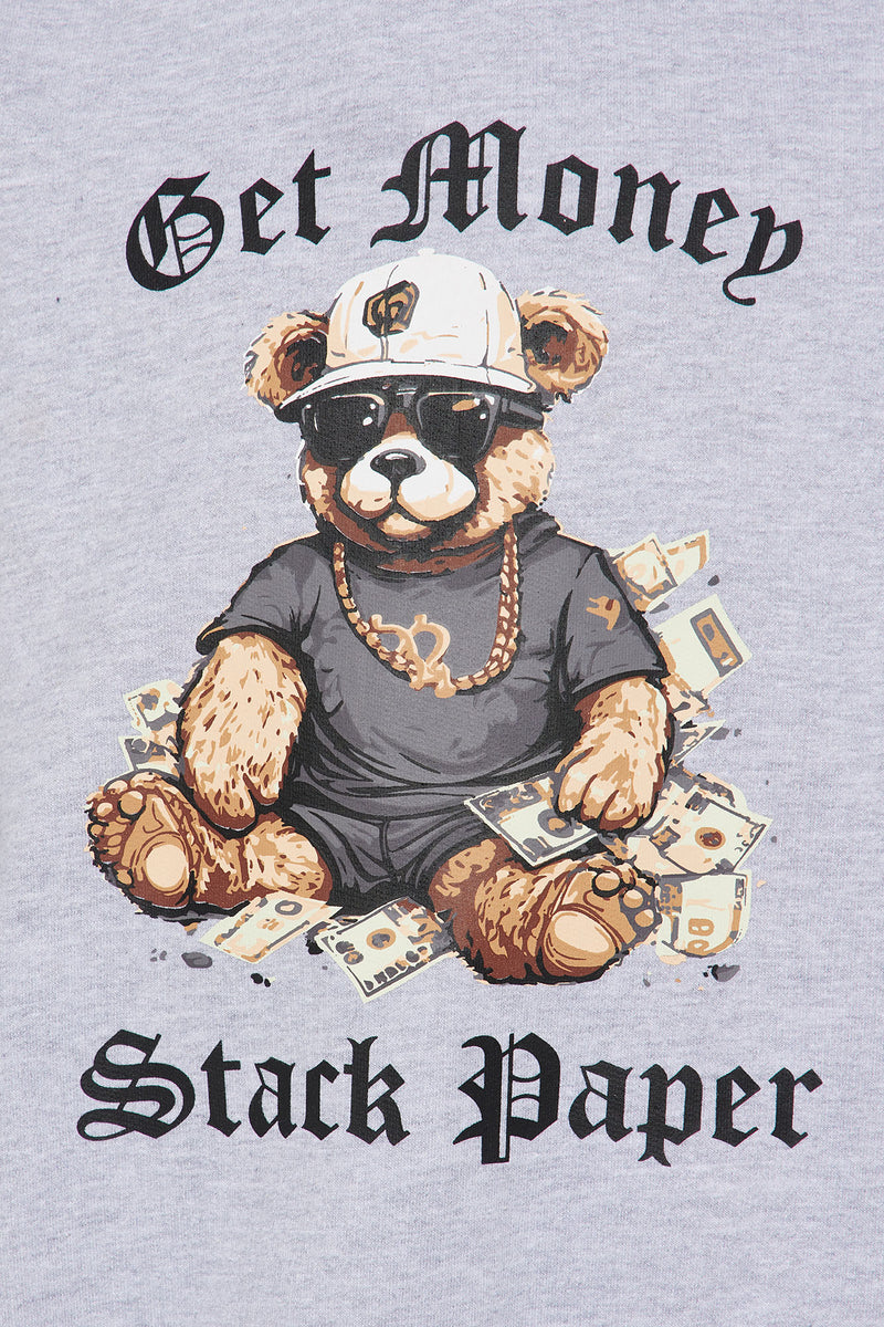 Mini Mo' Money Mo' Problems French Terry Jogger Set - Grey | Fashion ...