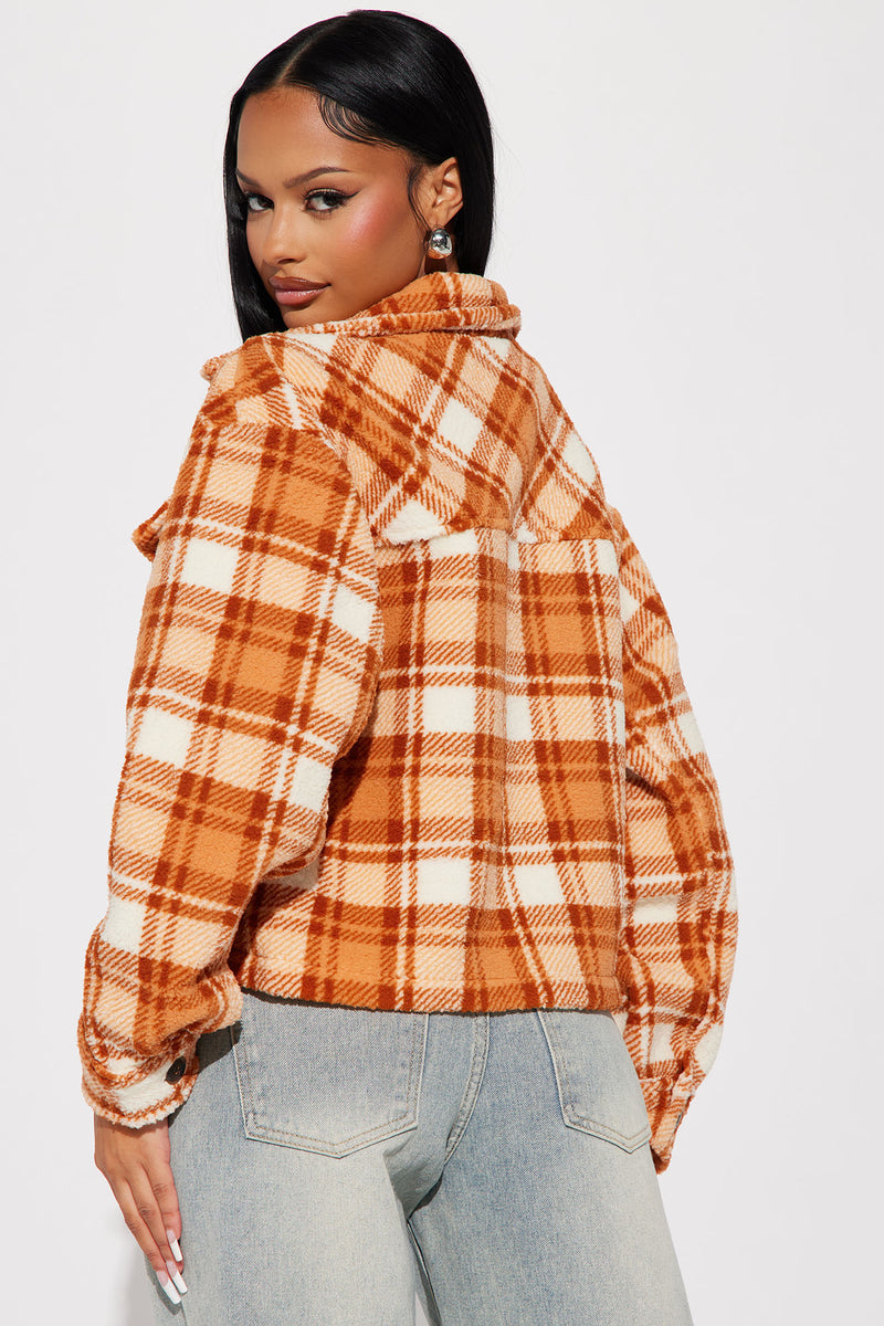 Put The Time In Shacket - Orange | Fashion Nova, Outerwear | Fashion Nova