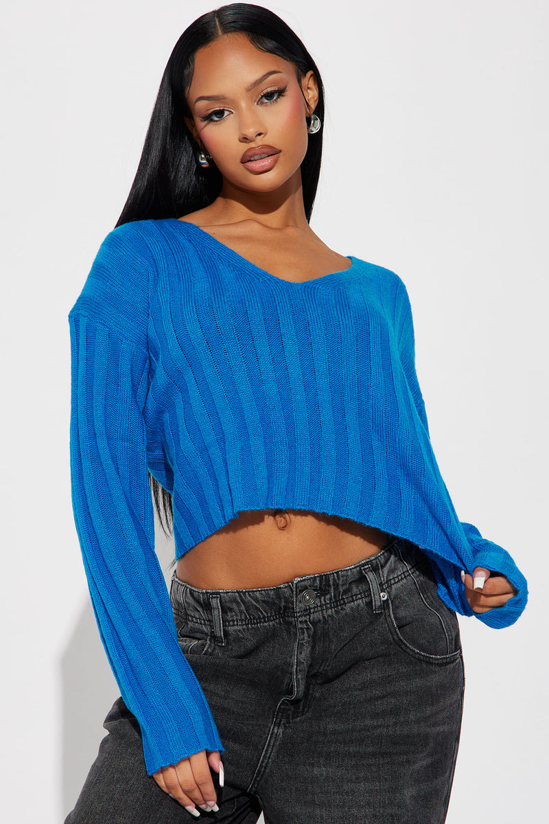 Trevally Sweater - Turquoise | Fashion Nova, Sweaters | Fashion Nova