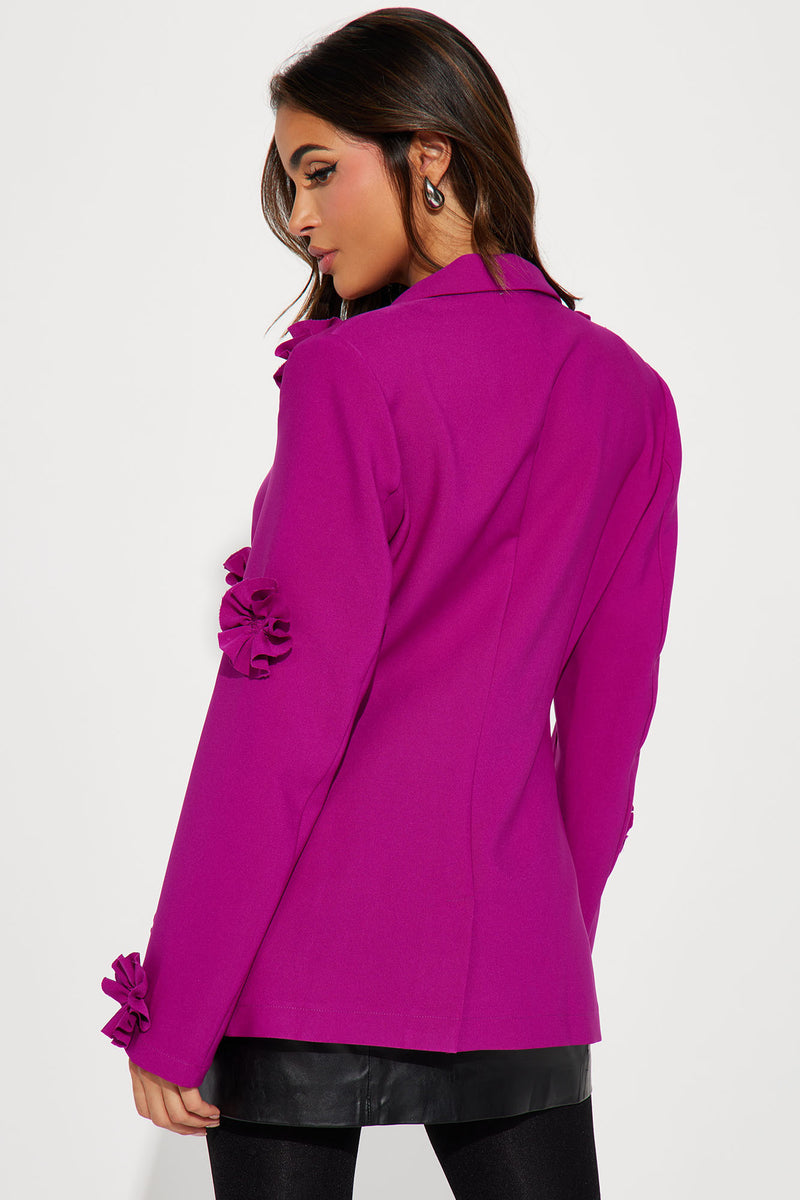 Tea Babe Blazer - Magenta | Fashion Nova, Jackets & Coats | Fashion Nova
