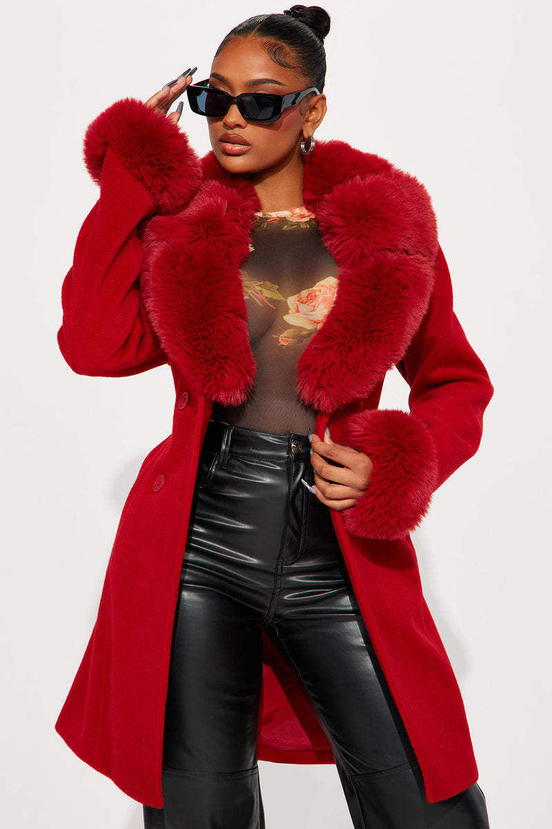 New York Nights Coat - Red | Fashion Nova, Jackets & Coats | Fashion Nova