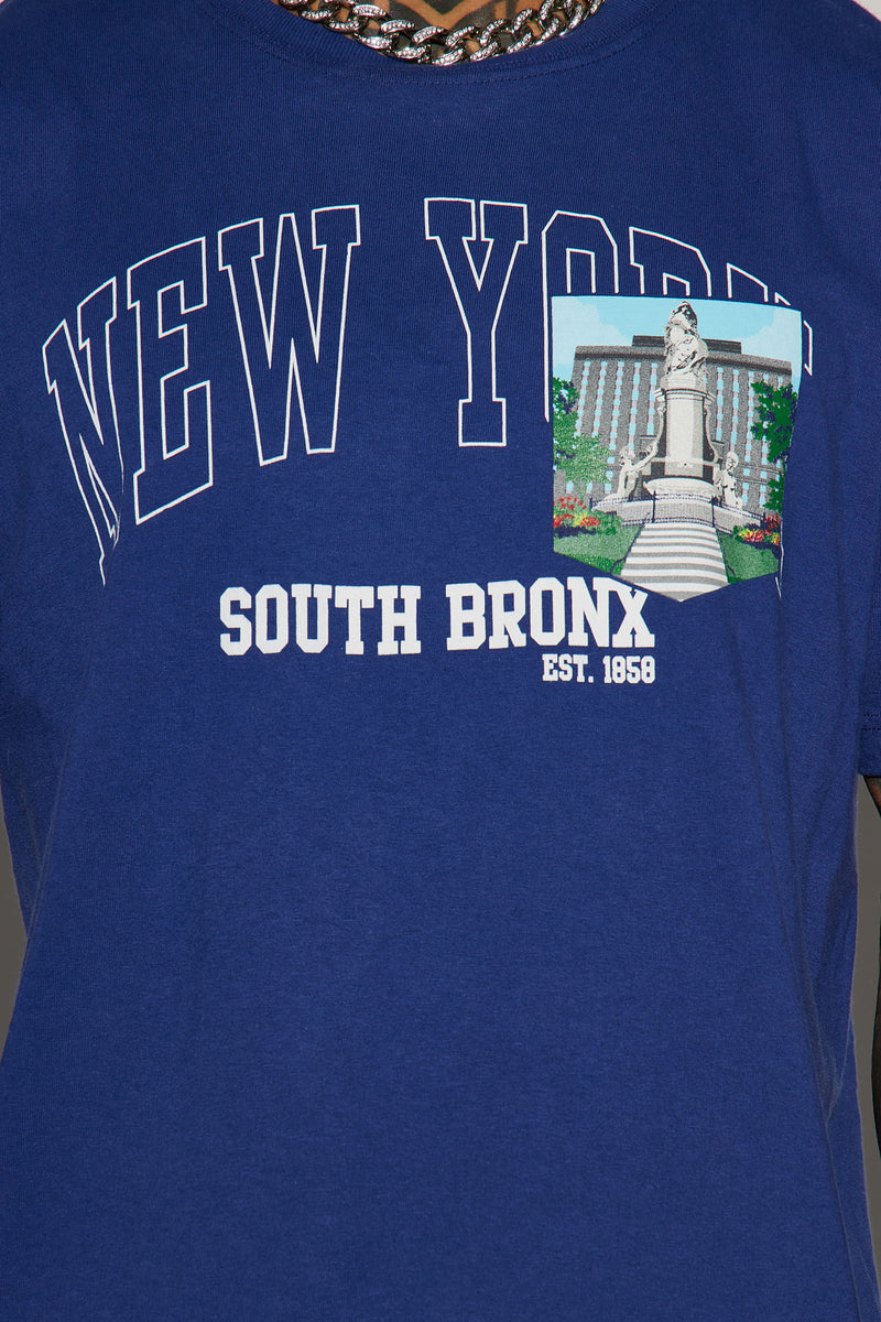 New York South Bronx Short Sleeve Tee - Navy | Fashion Nova, Mens ...