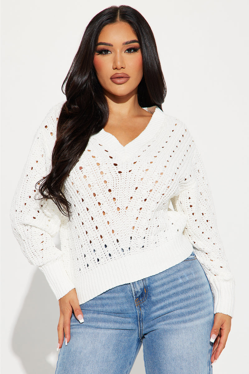 Niomie Sweater - Ivory | Fashion Nova, Sweaters | Fashion Nova