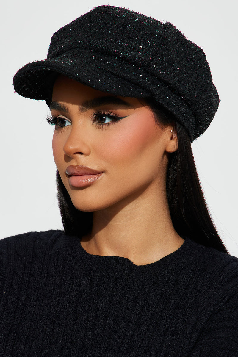 Night Out On Broadway Cabbie Hat - Black | Fashion Nova, Accessories ...