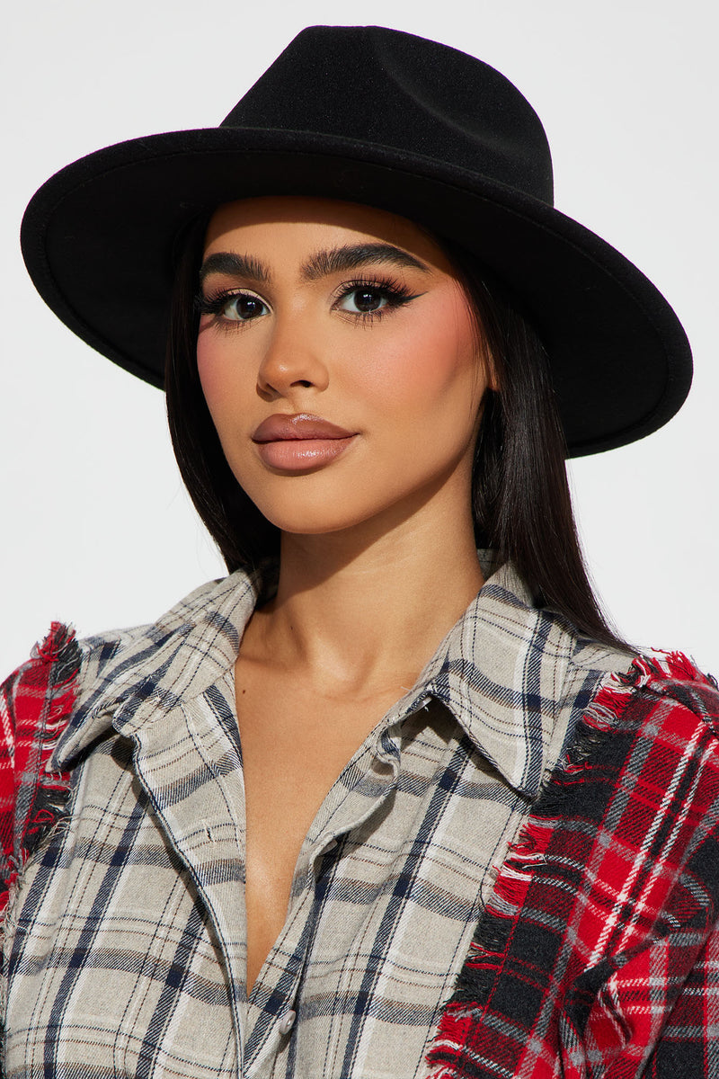 Bow Babe Fedora Hat - Black | Fashion Nova, Accessories | Fashion Nova