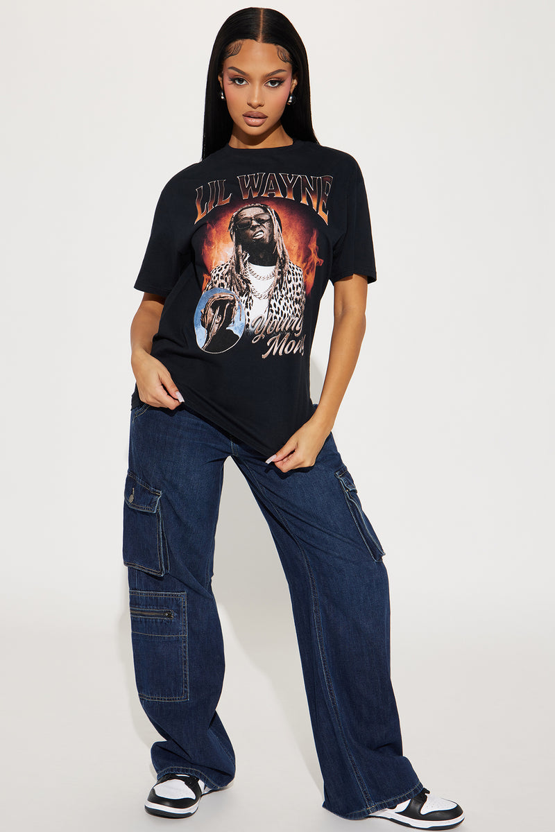 Lil Wayne Young Money Graphic Tee - Black Wash | Fashion Nova, Screens ...