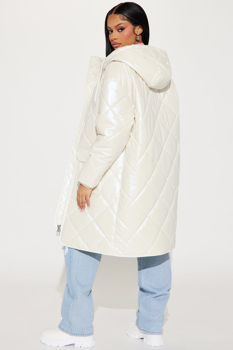 Shine Bright Puffer Jacket - Cream | Fashion Nova, Jackets & Coats ...