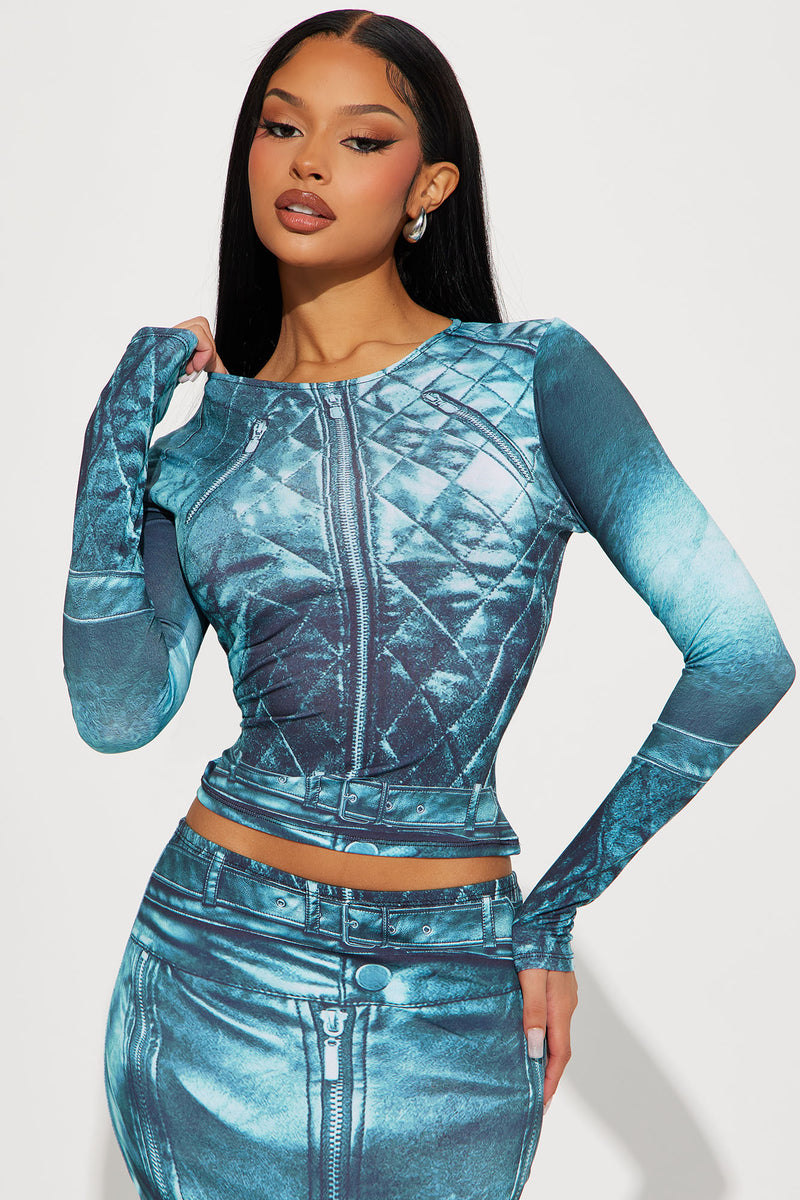 Rise To The Top Skirt Set - Green/combo | Fashion Nova, Matching Sets ...