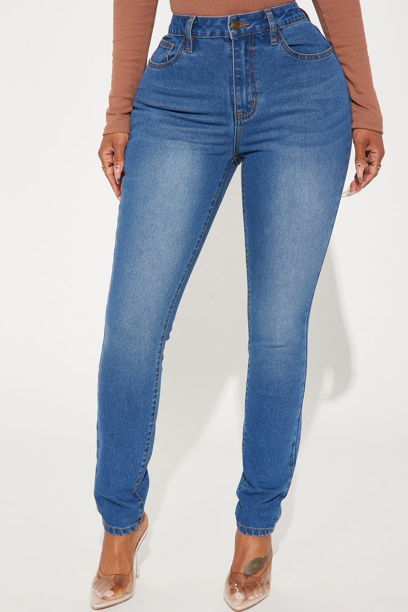 Brianna Basic Stretch Skinny Jeans - Medium Wash | Fashion Nova, Jeans ...