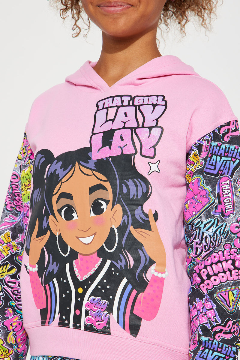 Mini Lay Lay Shining Star Fleece Jogger Set - Pink | Fashion Nova, Kids ...