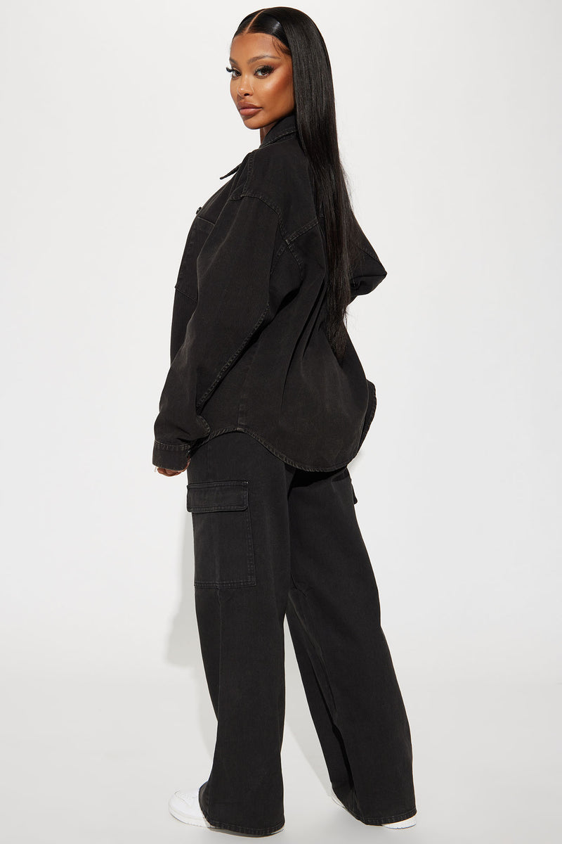 Hot Demand Denim Set - Black | Fashion Nova, Matching Sets | Fashion Nova