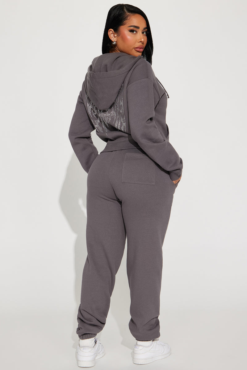 Angel Wings Sweatsuit - Charcoal | Fashion Nova, Matching Sets ...