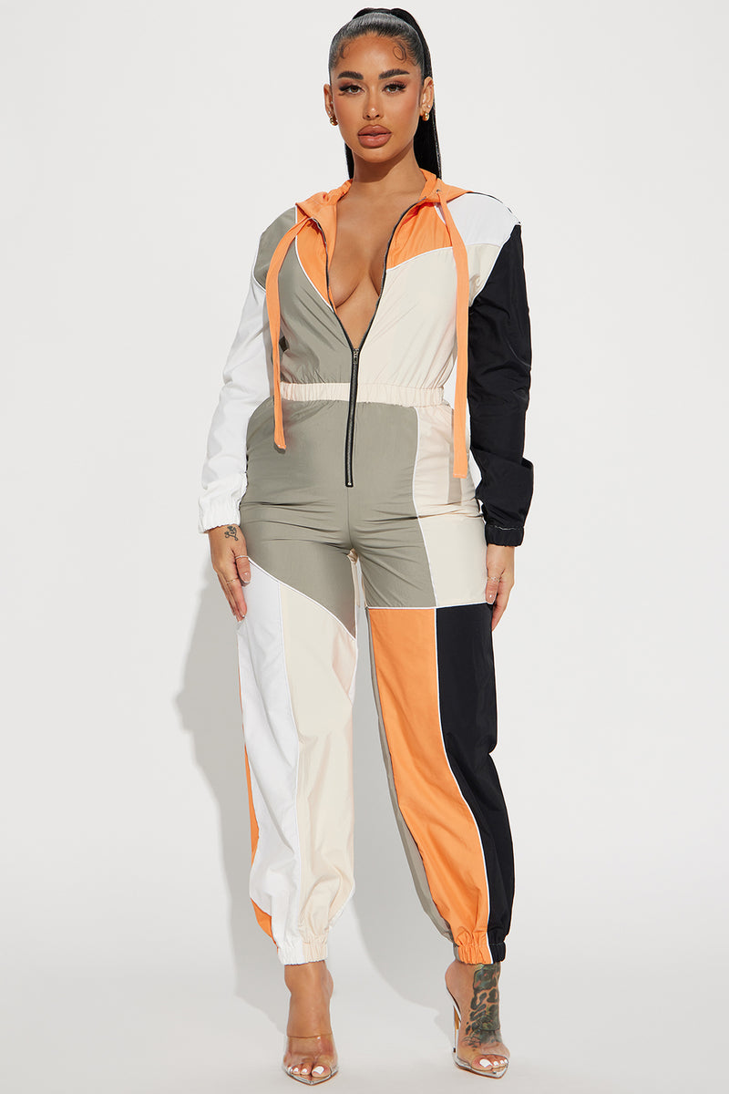 Come To My Rescue Jumpsuit - Orange/combo | Fashion Nova, Jumpsuits ...