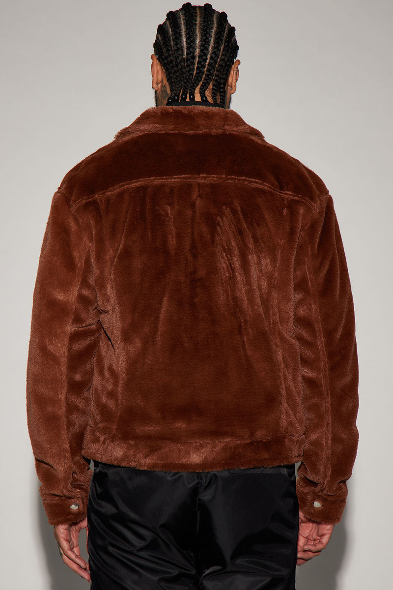 Hey Ma Fur Trucker Jacket - Brown | Fashion Nova, Mens Jackets | Fashion Nova