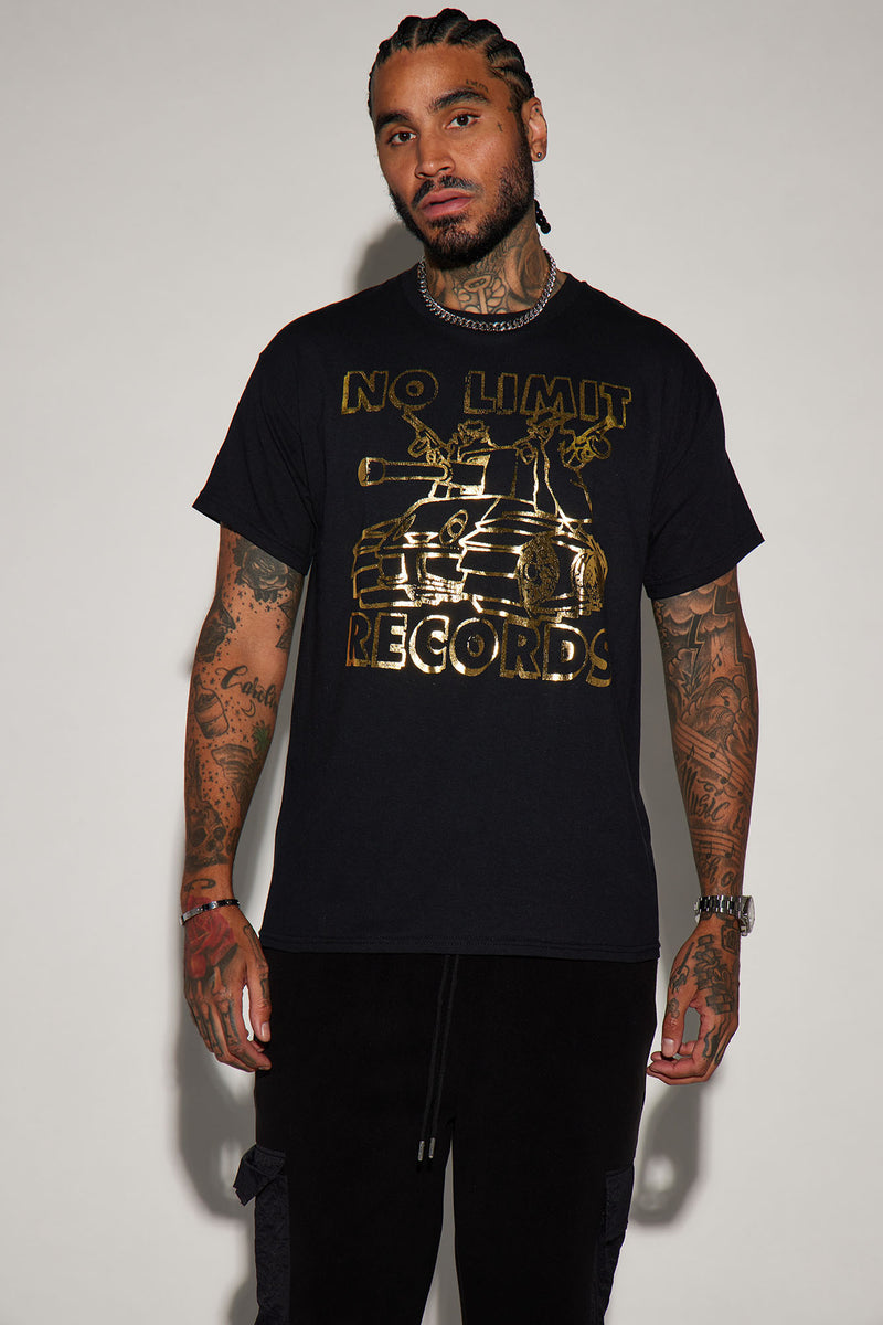 No Limit Records Short Sleeve Tee - Black | Fashion Nova, Mens Graphic ...