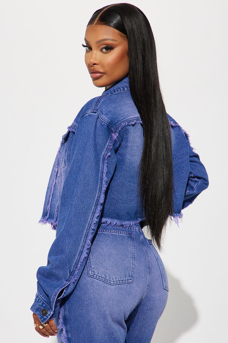 Before We Begin Denim Jacket - Purple | Fashion Nova, Jackets & Coats ...