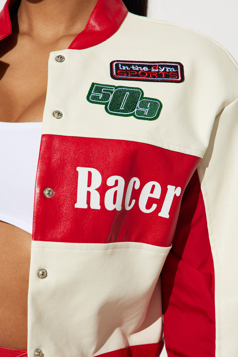 Hot Rod Cropped Moto Jacket - Red/combo | Fashion Nova, Jackets & Coats ...