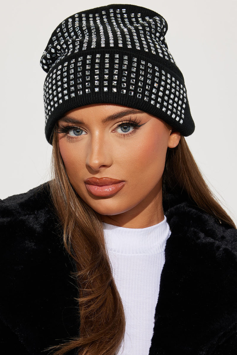Always Standing Out Beanie - Black | Fashion Nova, Accessories ...