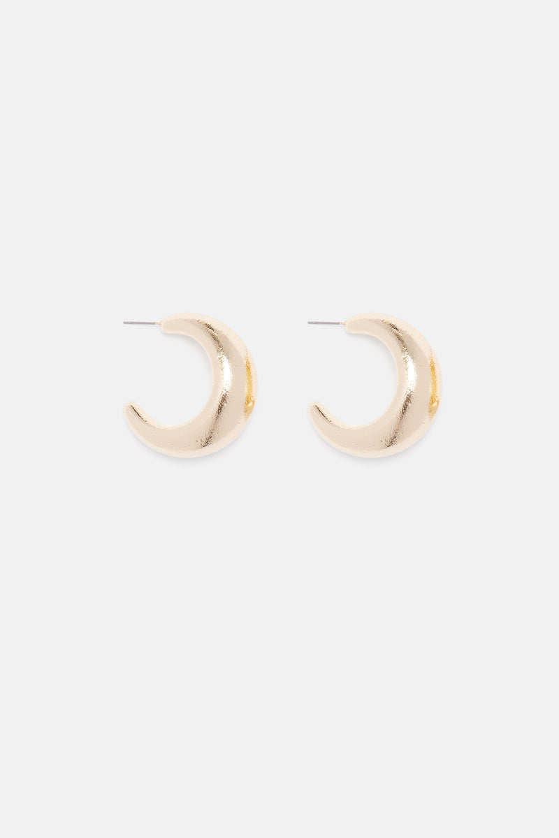 Never Too Different Hoop Earrings - Gold | Fashion Nova, Jewelry ...