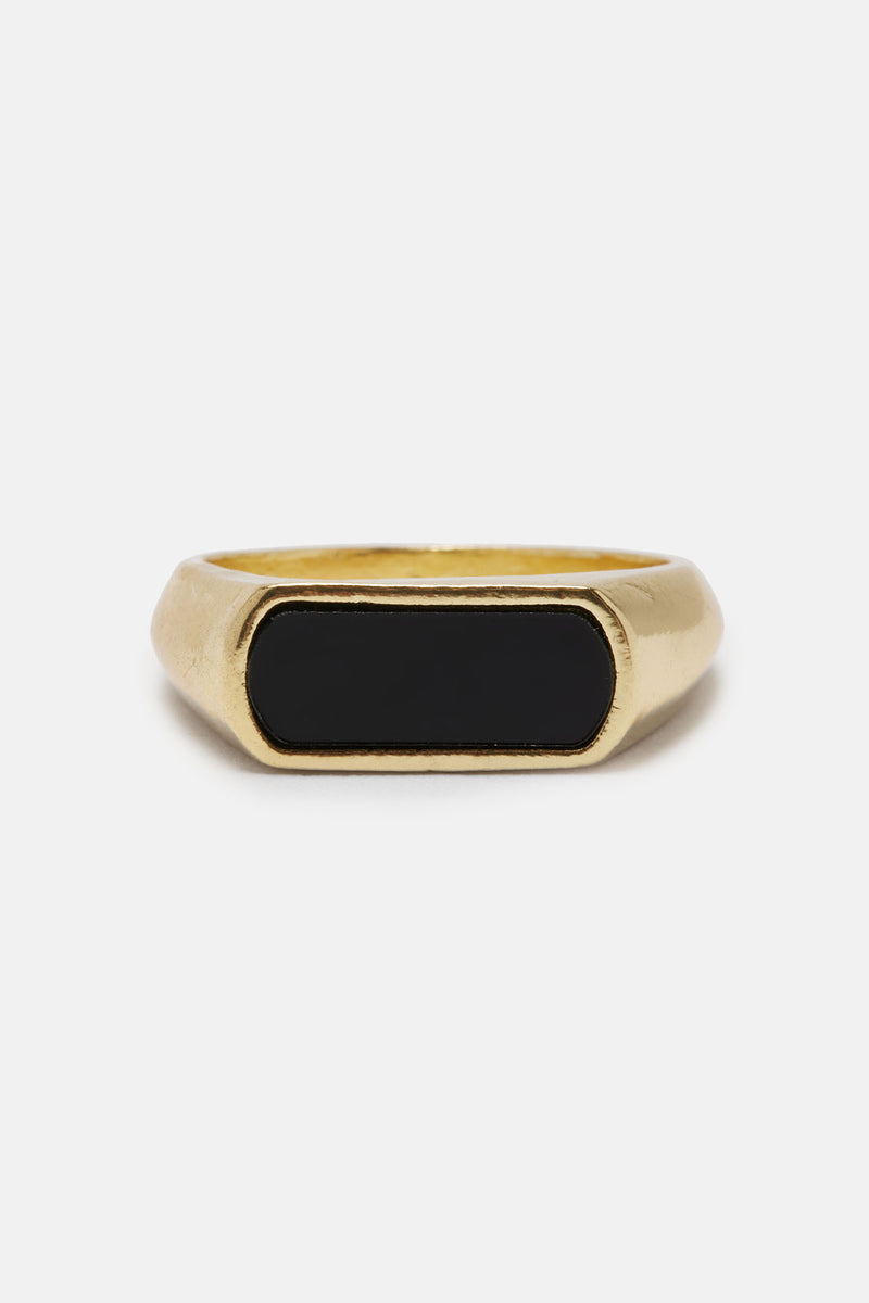 Last Forever Signet Ring - Gold | Fashion Nova, Mens Jewelry | Fashion Nova