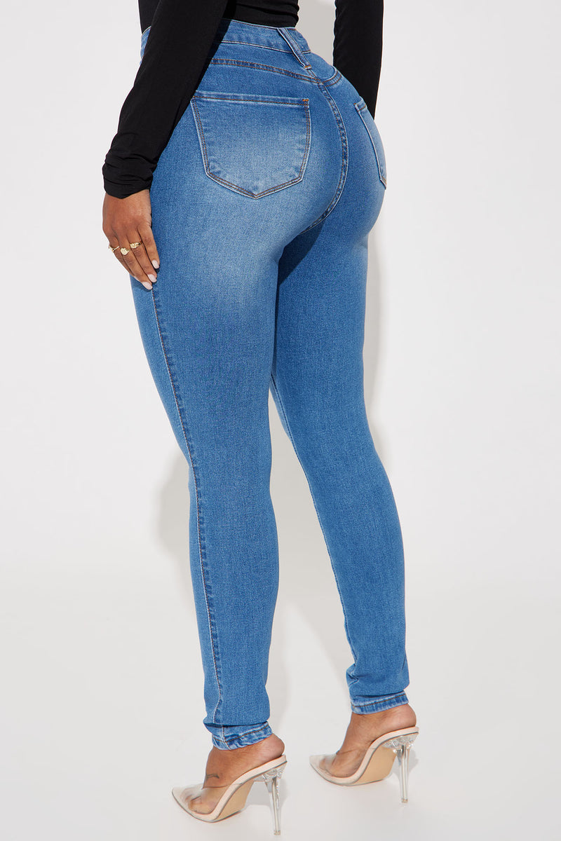 Main Motive Stretch Skinny Jeans - Medium Wash | Fashion Nova, Jeans ...