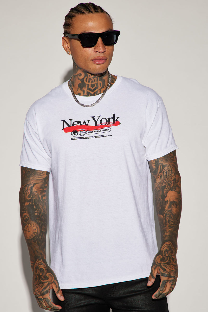New York The Concrete Jungle Short Sleeve Tee - White | Fashion Nova ...