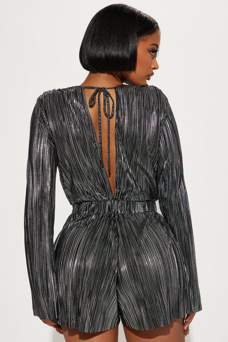 Been Done Before Plisse Romper - Silver | Fashion Nova, Rompers ...