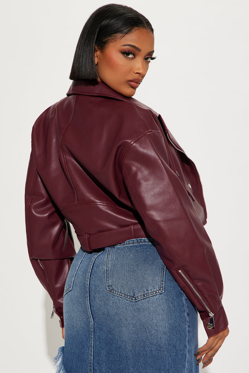 Heartbreaker Moto Jacket - Burgundy | Fashion Nova, Jackets & Coats ...