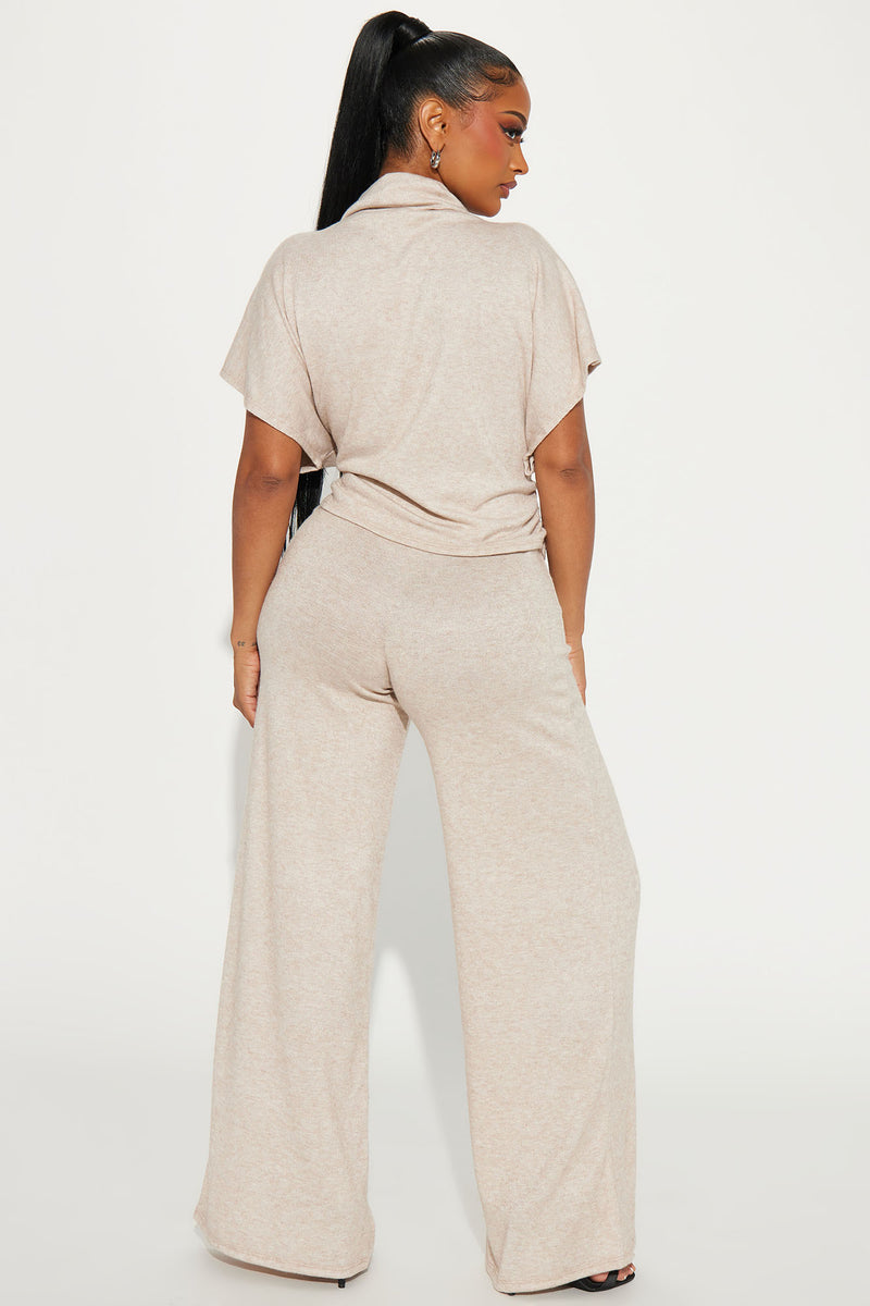 Noel Pant Set Oatmeal Fashion Nova Matching Sets Fashion Nova
