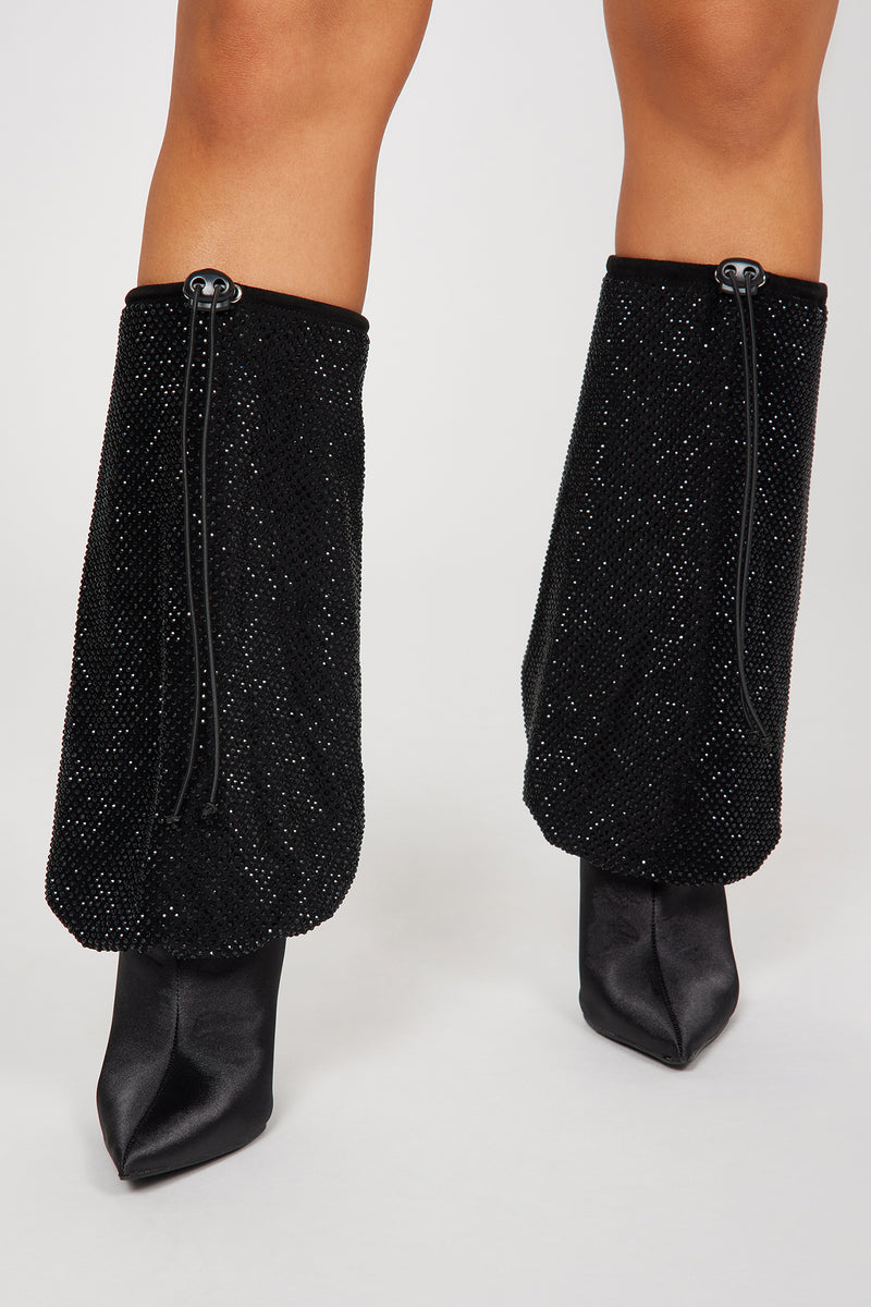 We Don't Stop Knee High Heeled Boots - Black | Fashion Nova, Shoes ...