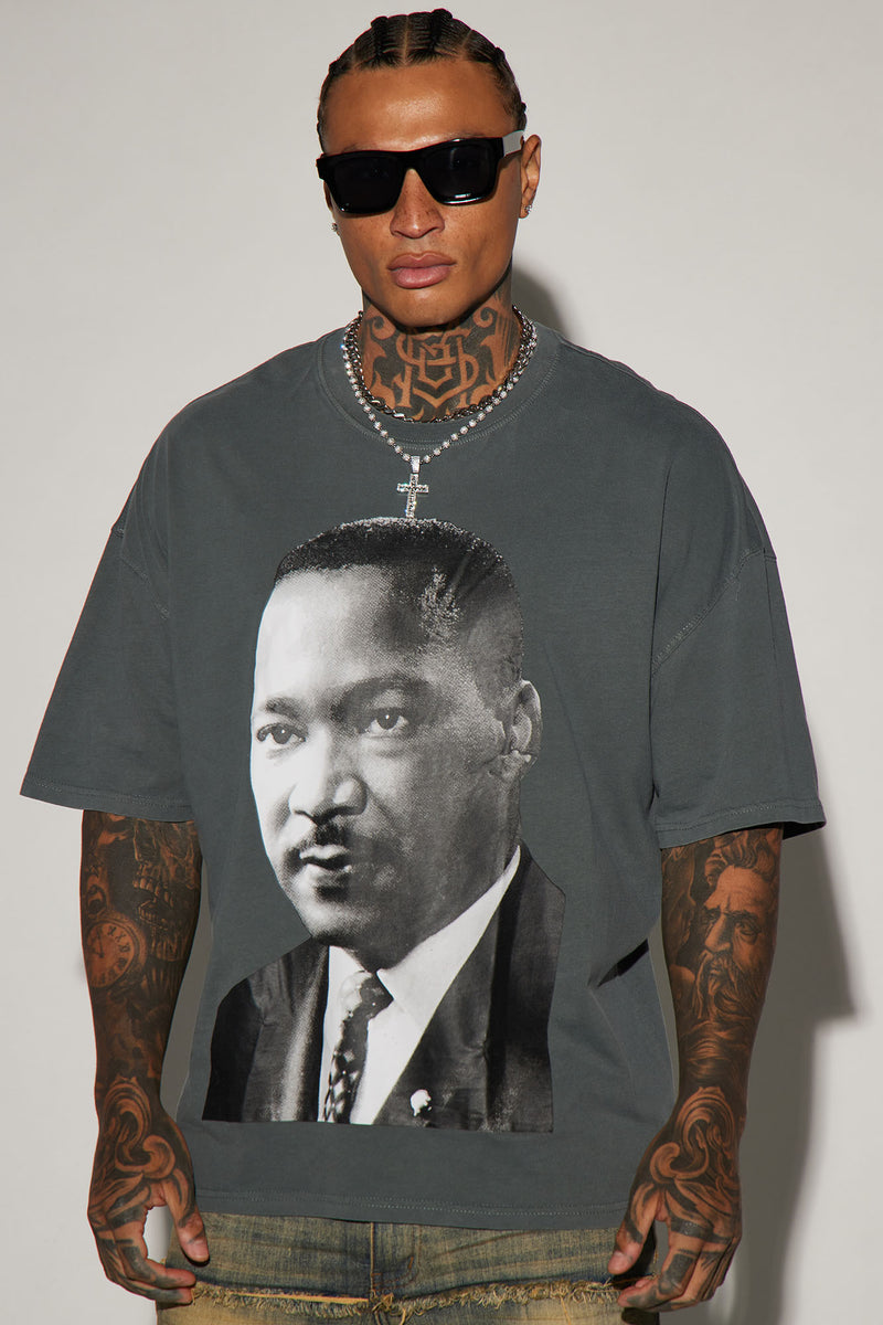 Martin Luther King Jr. Oversized Short Sleeve Tee - Black | Fashion ...