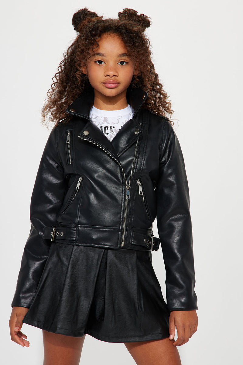 Mini Leanna Moto Jacket - Black | Fashion Nova, Kids Jackets & Coats ...
