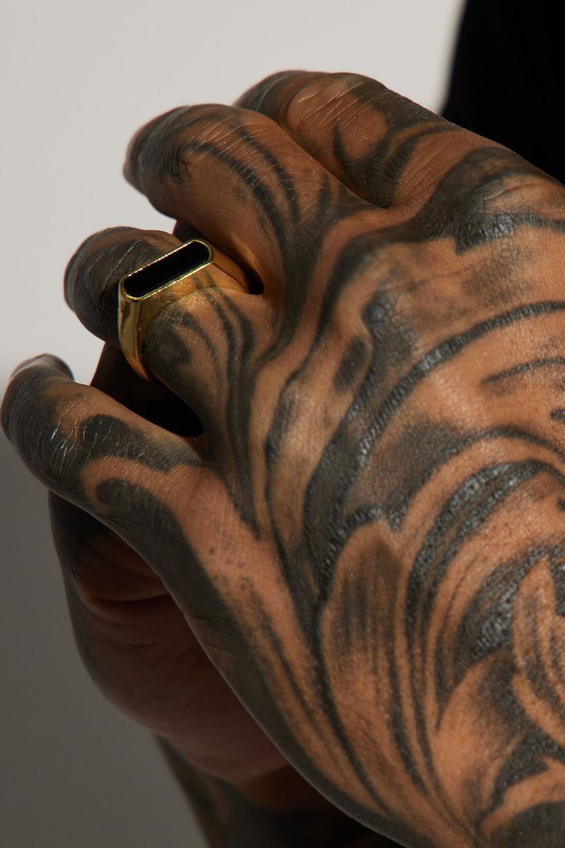 Last Forever Signet Ring - Gold | Fashion Nova, Mens Jewelry | Fashion Nova