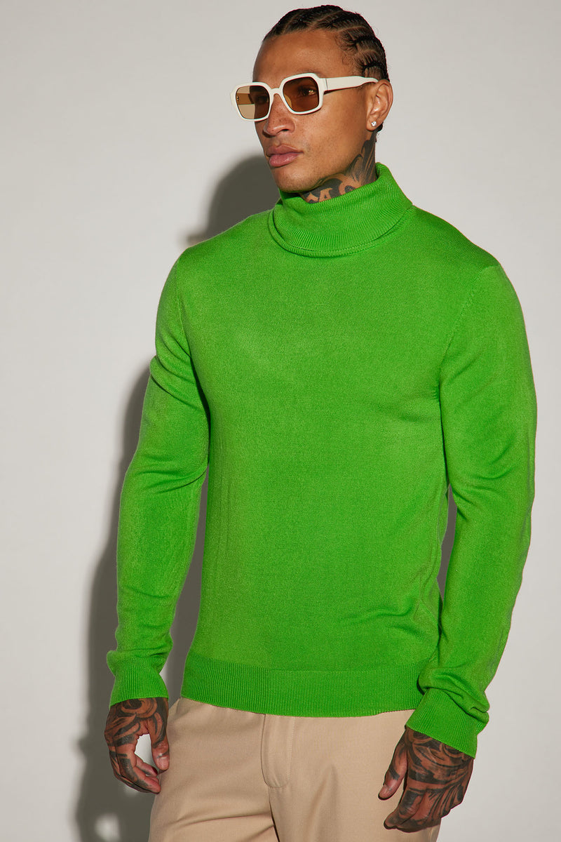 DeAngelo Turtleneck Sweater - Green | Fashion Nova, Mens Sweaters ...