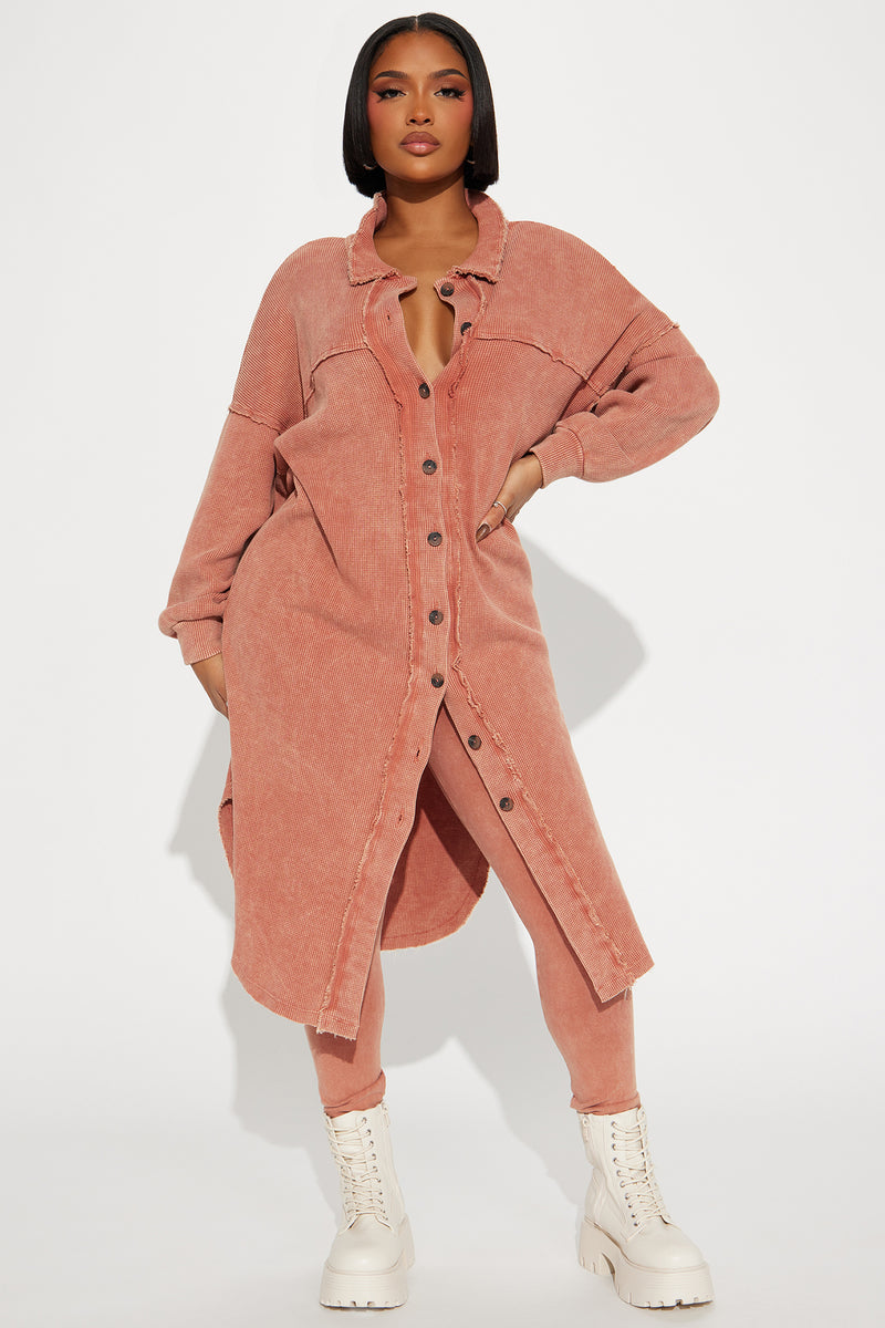 Cece Washed Legging Set - Rust | Fashion Nova, Matching Sets | Fashion Nova