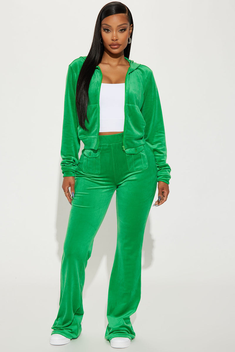 My Favorite Velour Pant Set - Kelly Green | Fashion Nova, Matching Sets ...