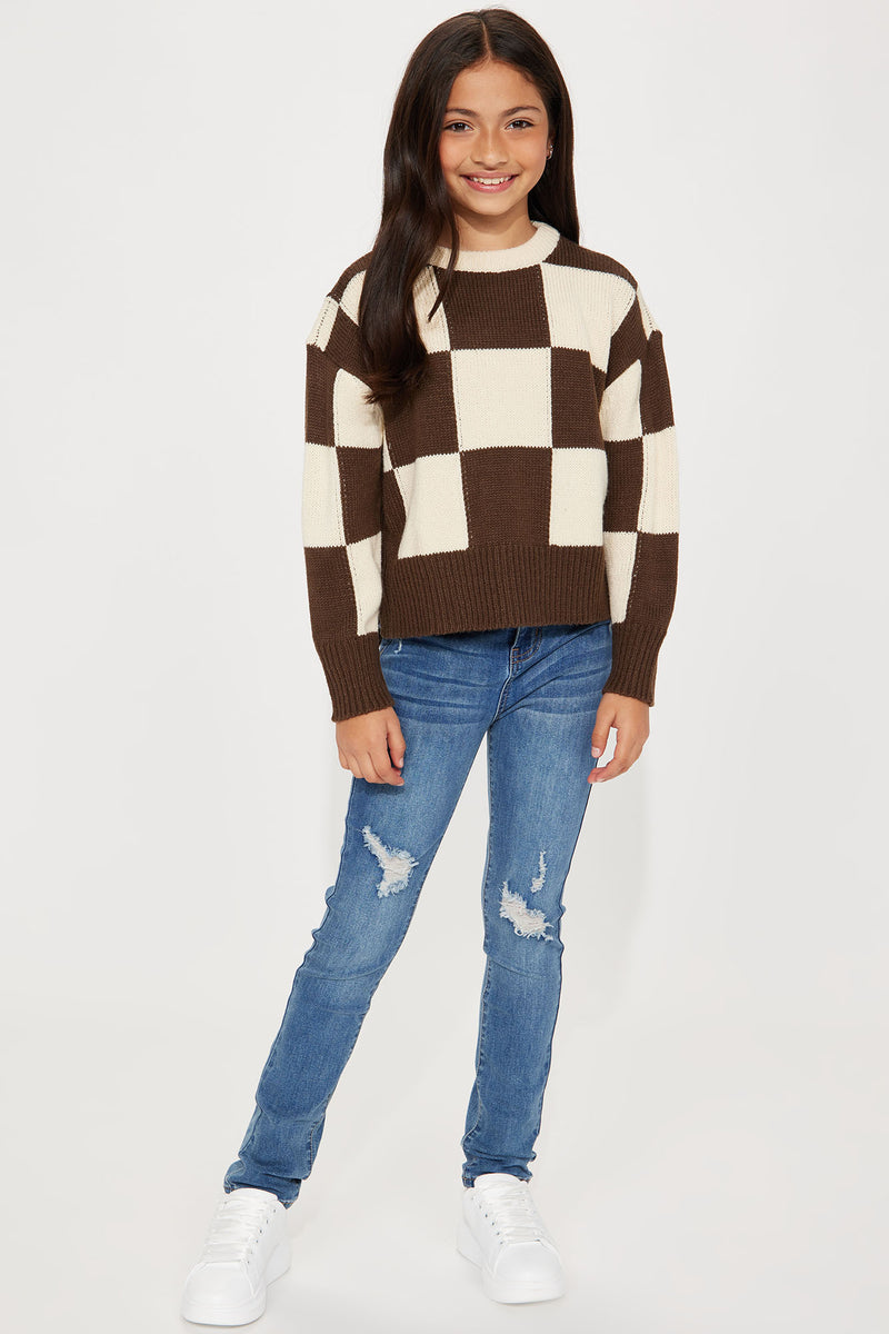 Mini Worst Behavior Sweater - Brown/combo | Fashion Nova, Kids Sweaters ...