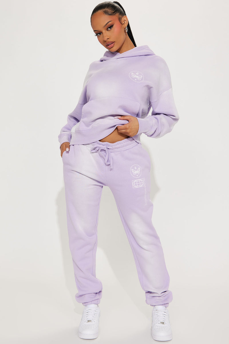 Unholy Moment Washed Sweatsuit - Lilac | Fashion Nova, Matching Sets | Fashion Nova