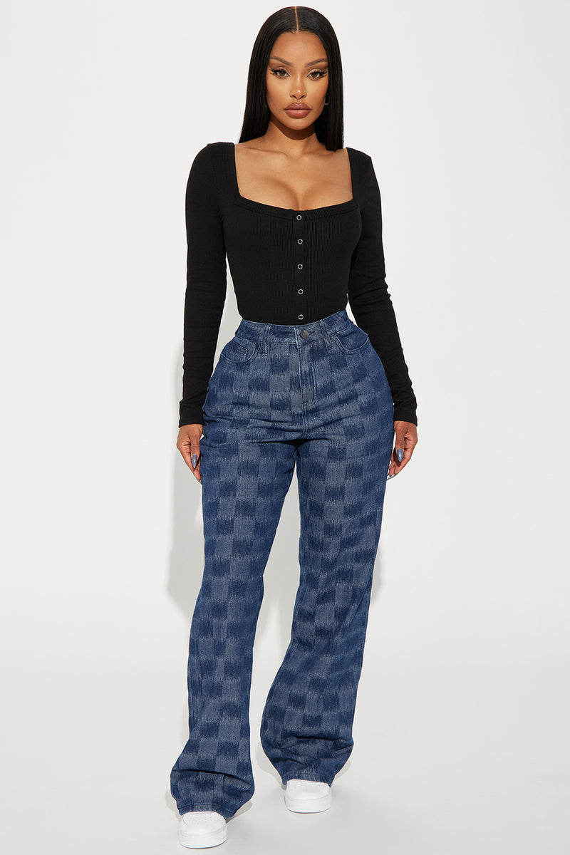 Kandi Long Sleeve Crop Top - Black | Fashion Nova, Basic Tops ...